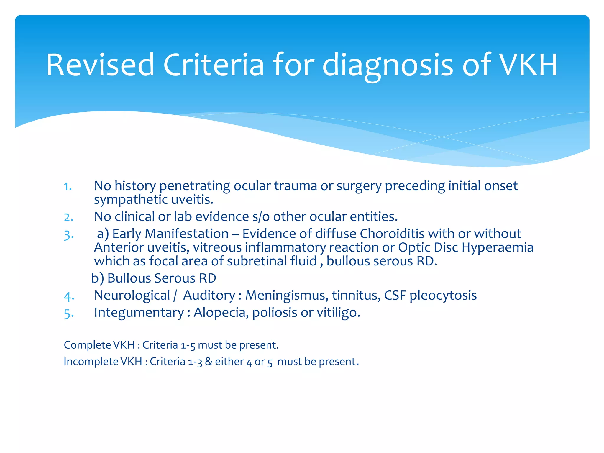 Vogt koyanagi-harada disease | PPTX