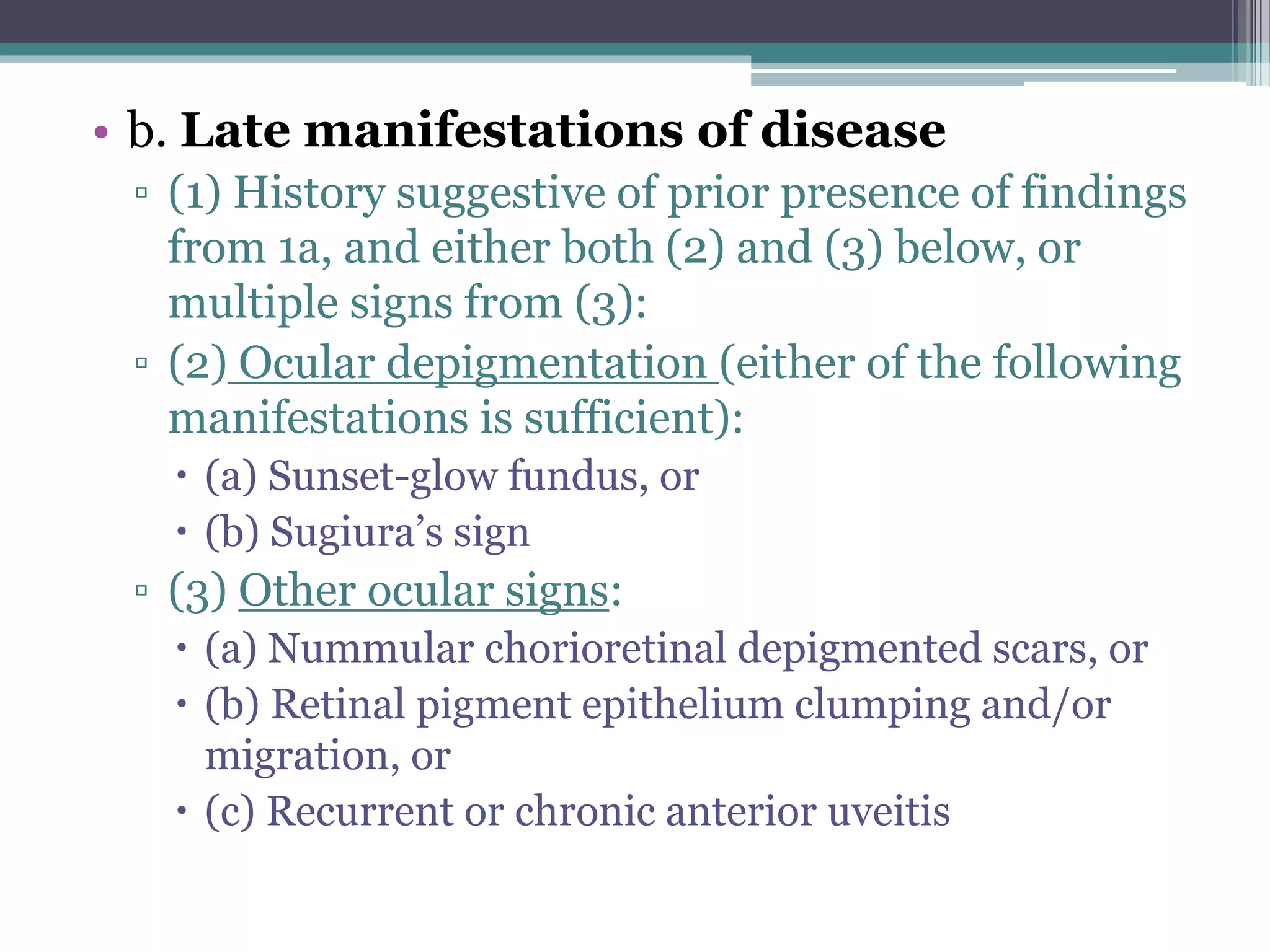 Vogt Koyanagi Harada Disease | PPTX