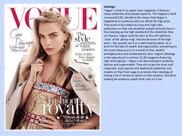 Vogue analysis