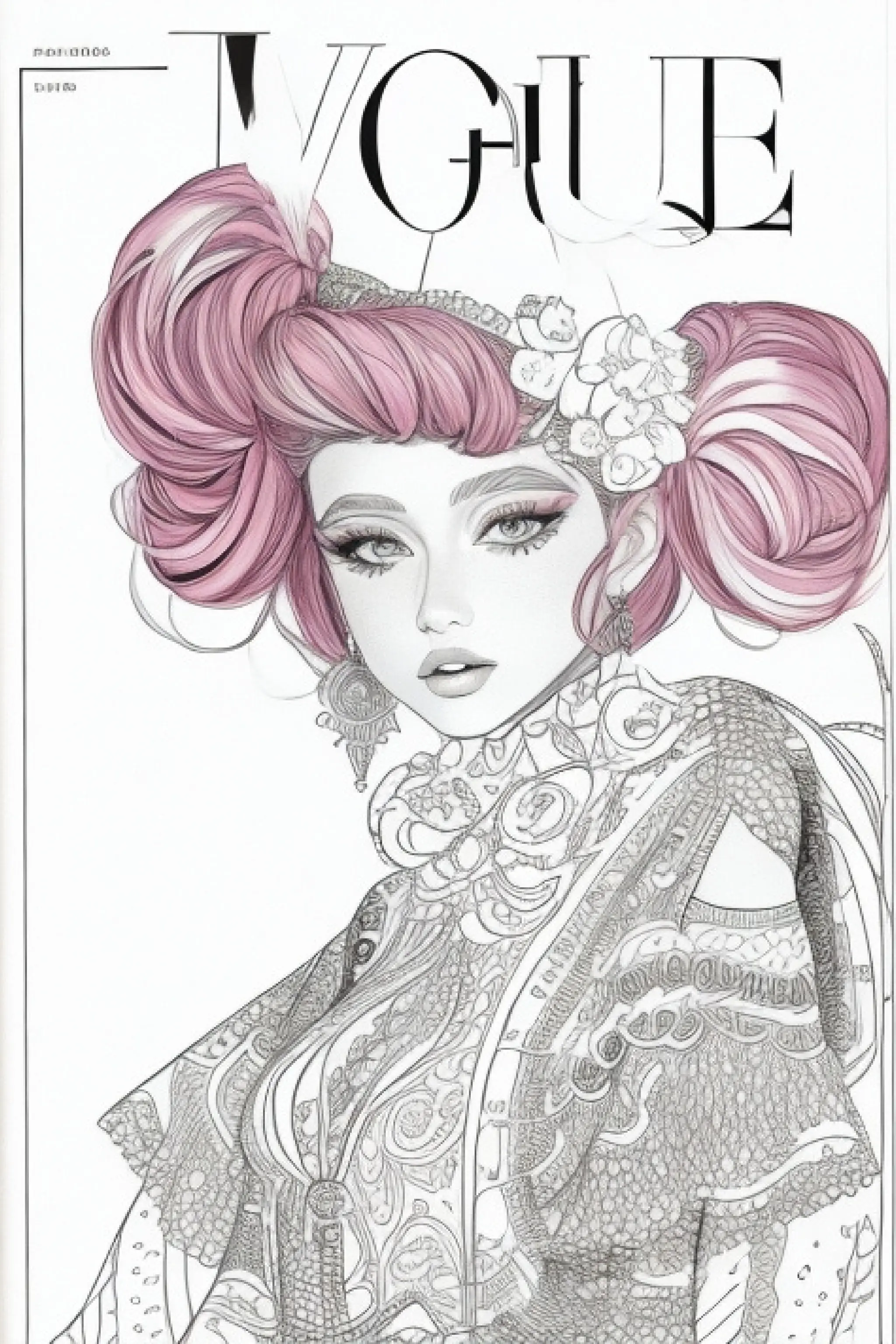Vogue Coloring Book: A Fashionable Collection of Designs to Color | PDF
