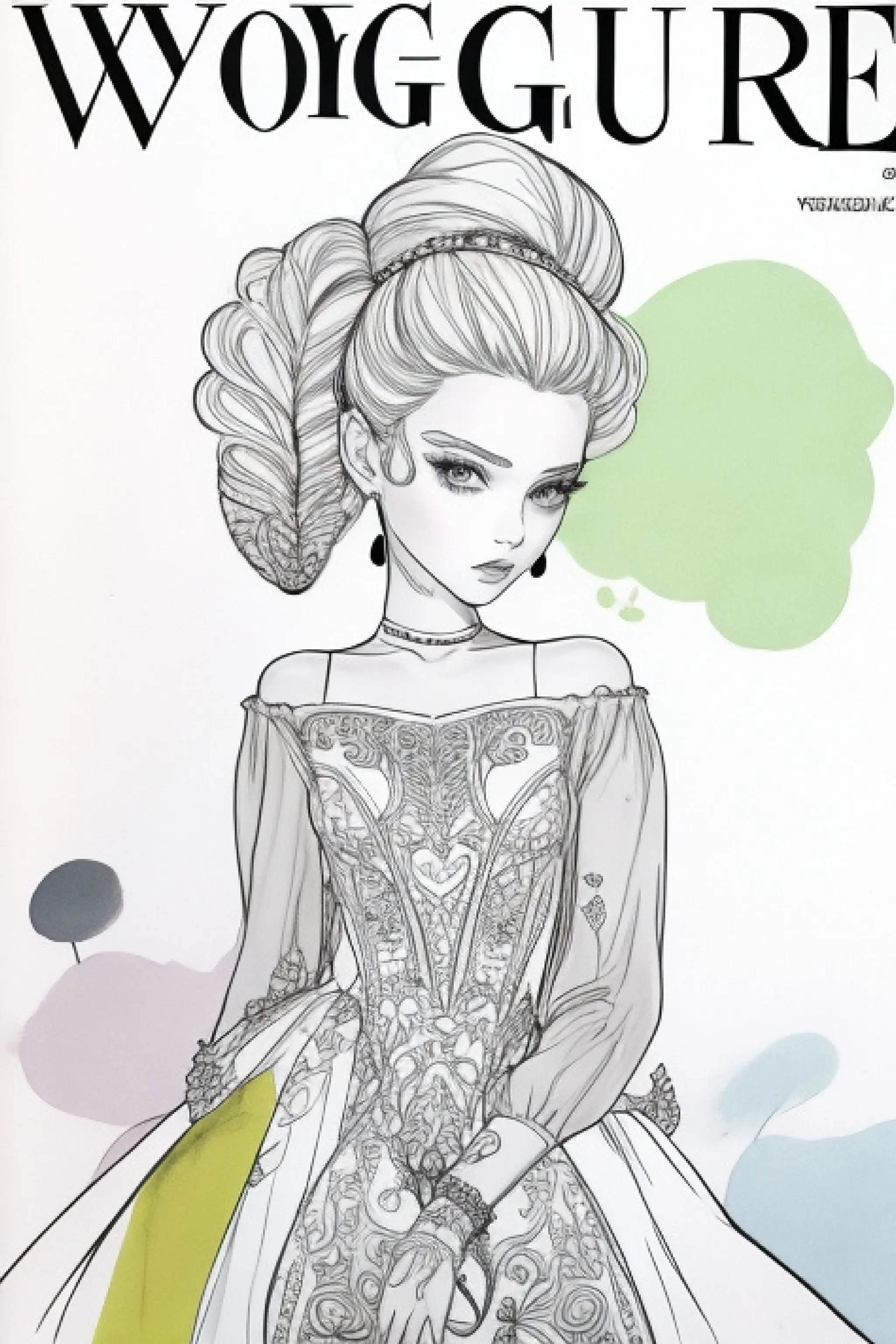 Vogue Coloring Book: A Fashionable Collection of Designs to Color | PDF