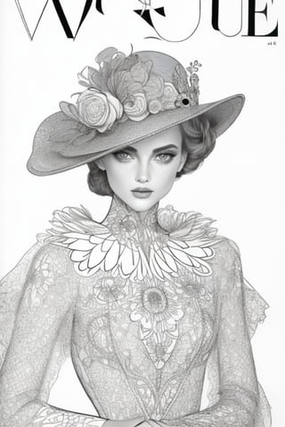 Vogue Coloring Book: A Fashionable Collection of Designs to Color | PDF ...