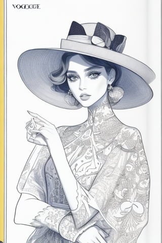 Vogue Coloring Book: A Fashionable Collection of Designs to Color | PDF