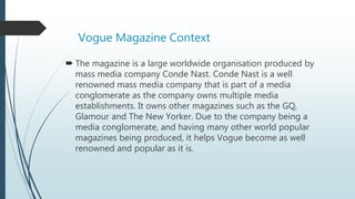 Vogue magazine and big issue comparison | PPTX