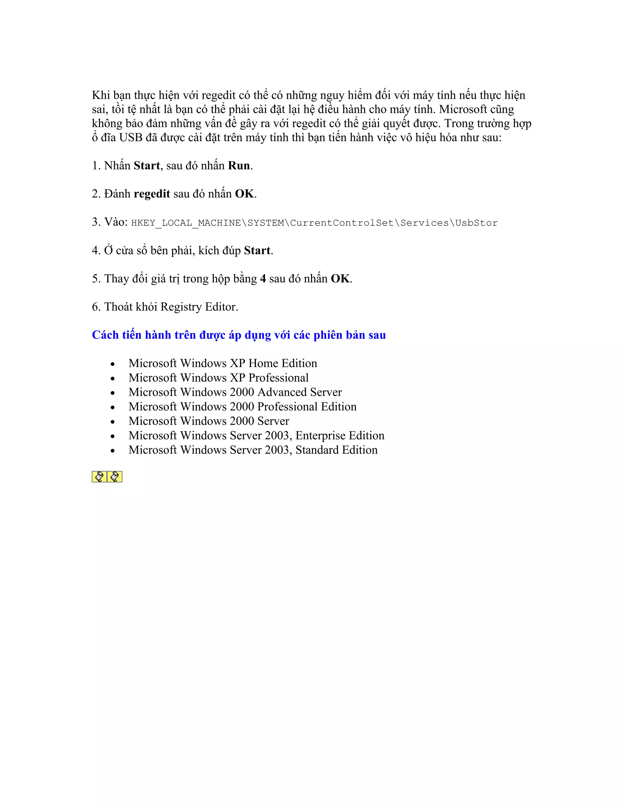 Vo hieu hoa usb | PDF