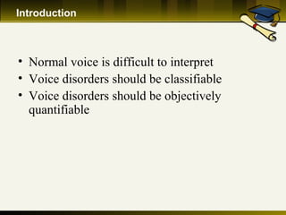 Voice disorders | PPT