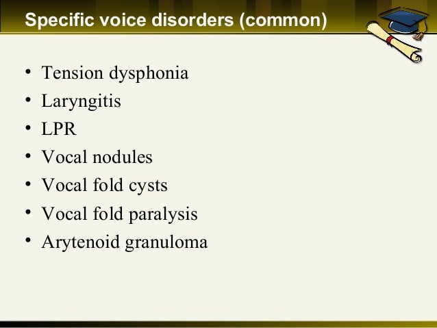 Voice Disorders
