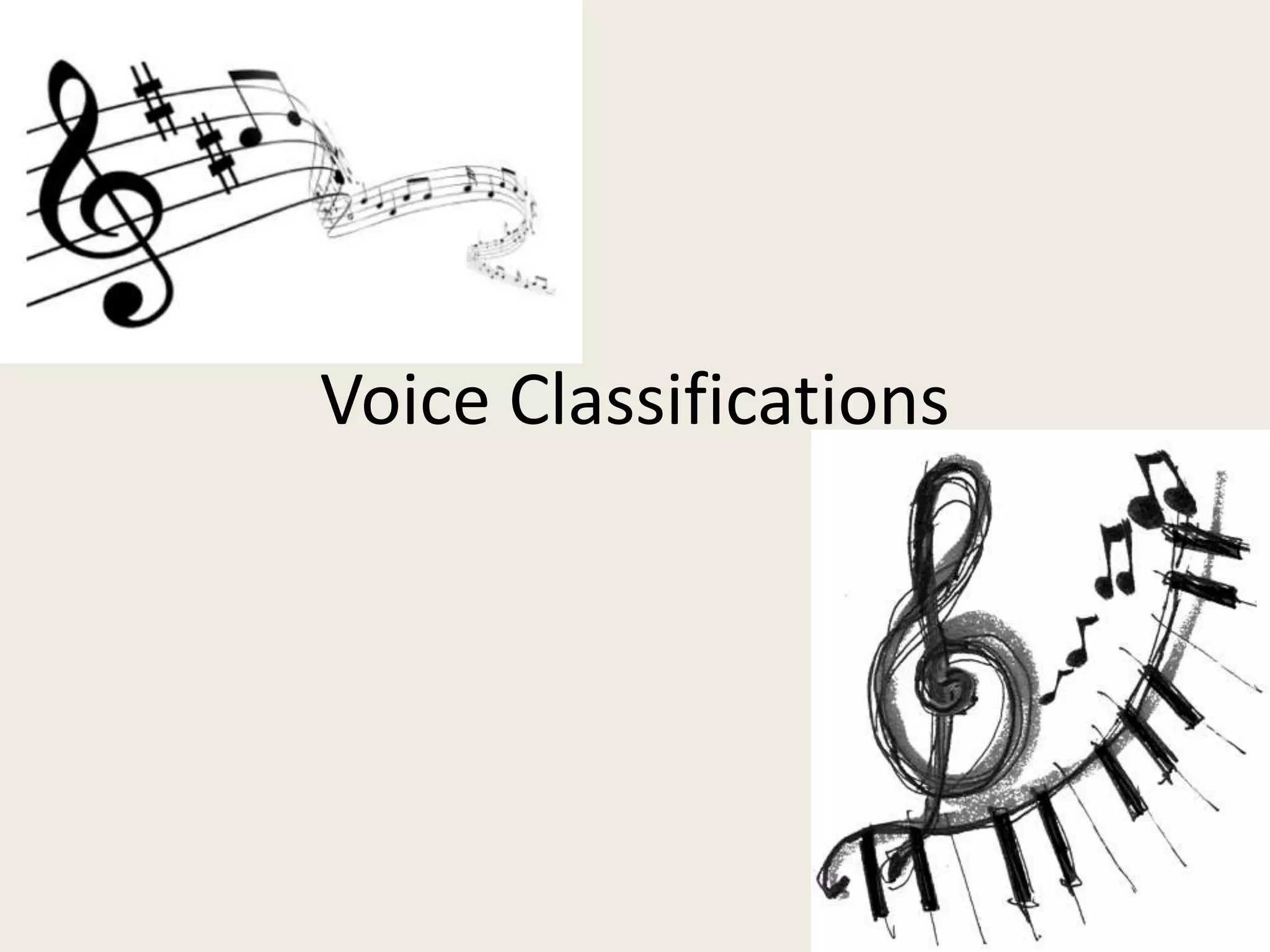 Voice classifications | PPTX