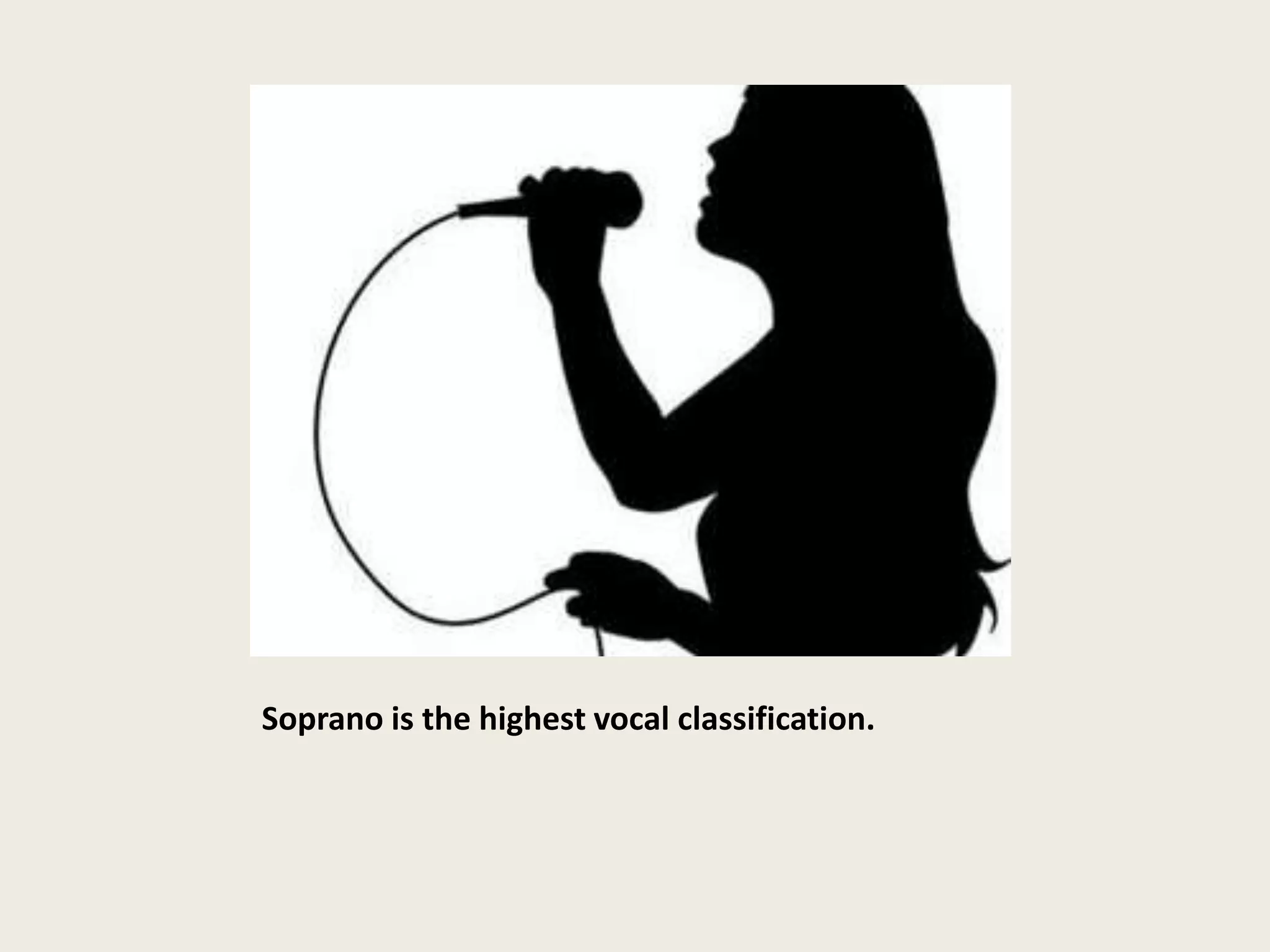 Voice classifications | PPTX
