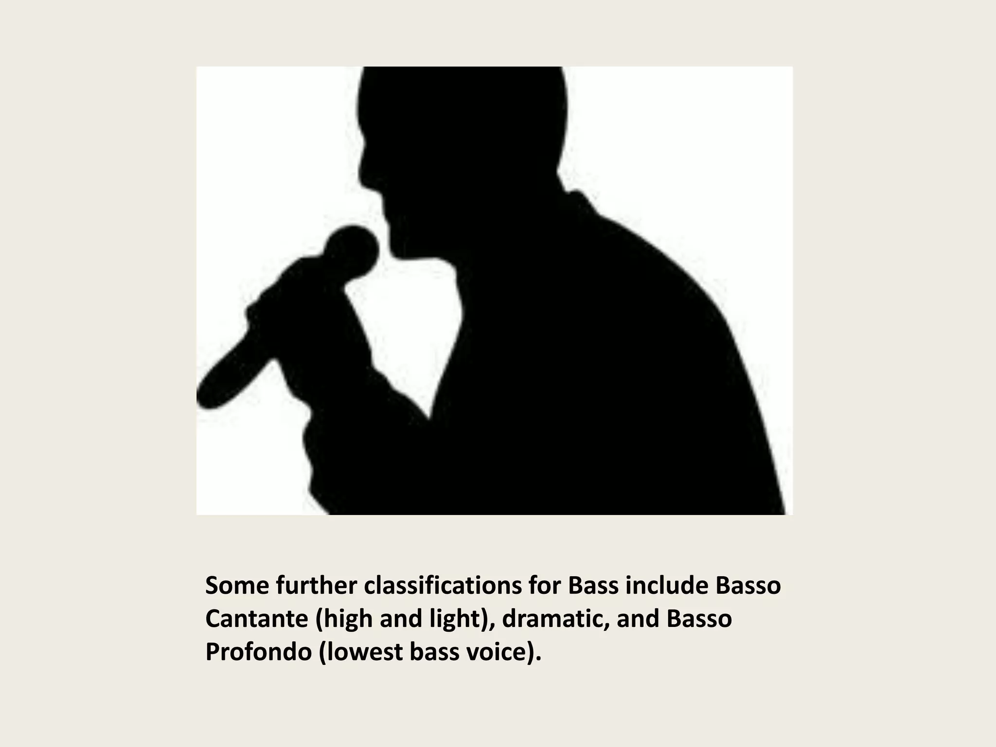 Voice classifications | PPTX