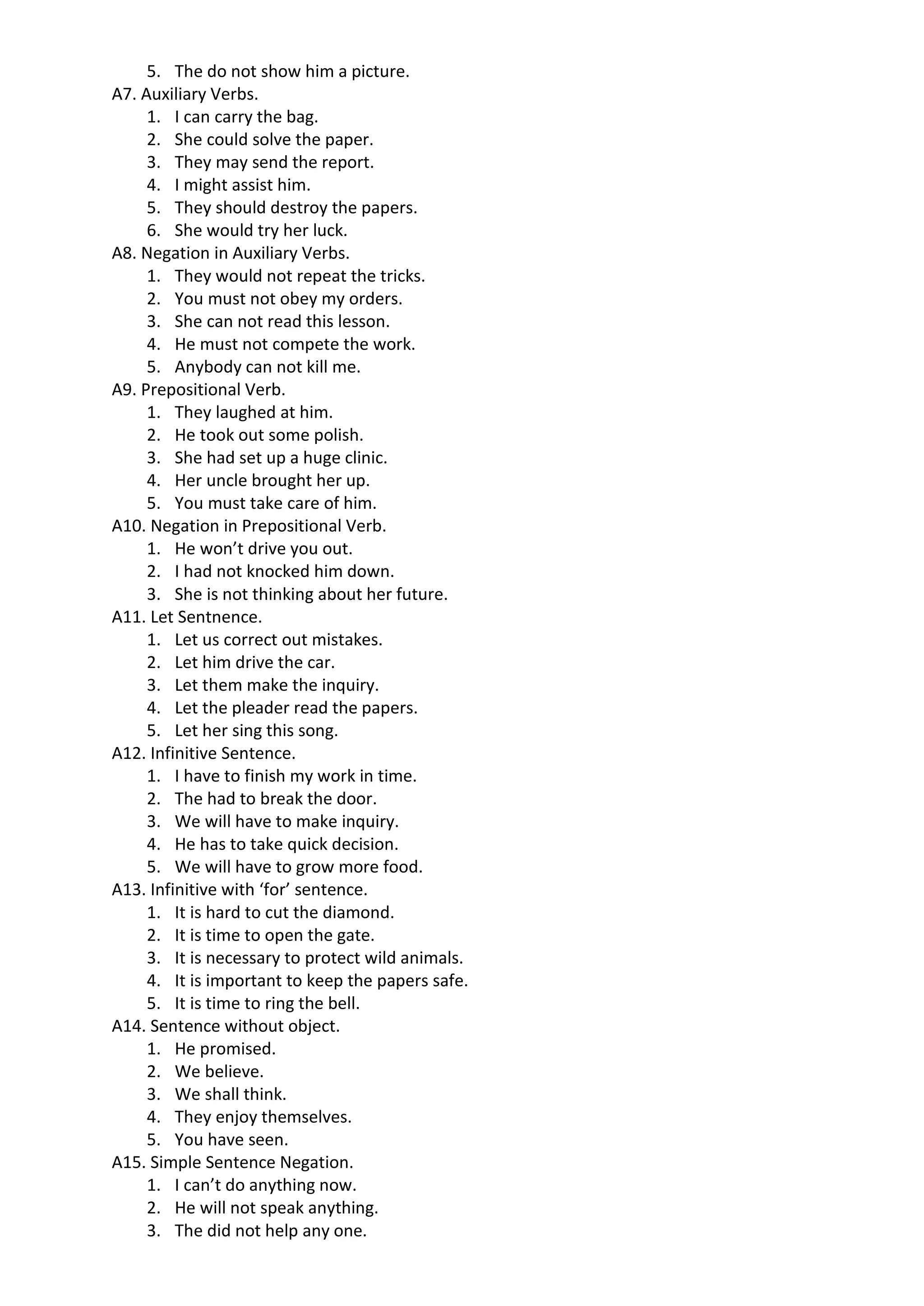 active voice and passive voice - sentences | PDF