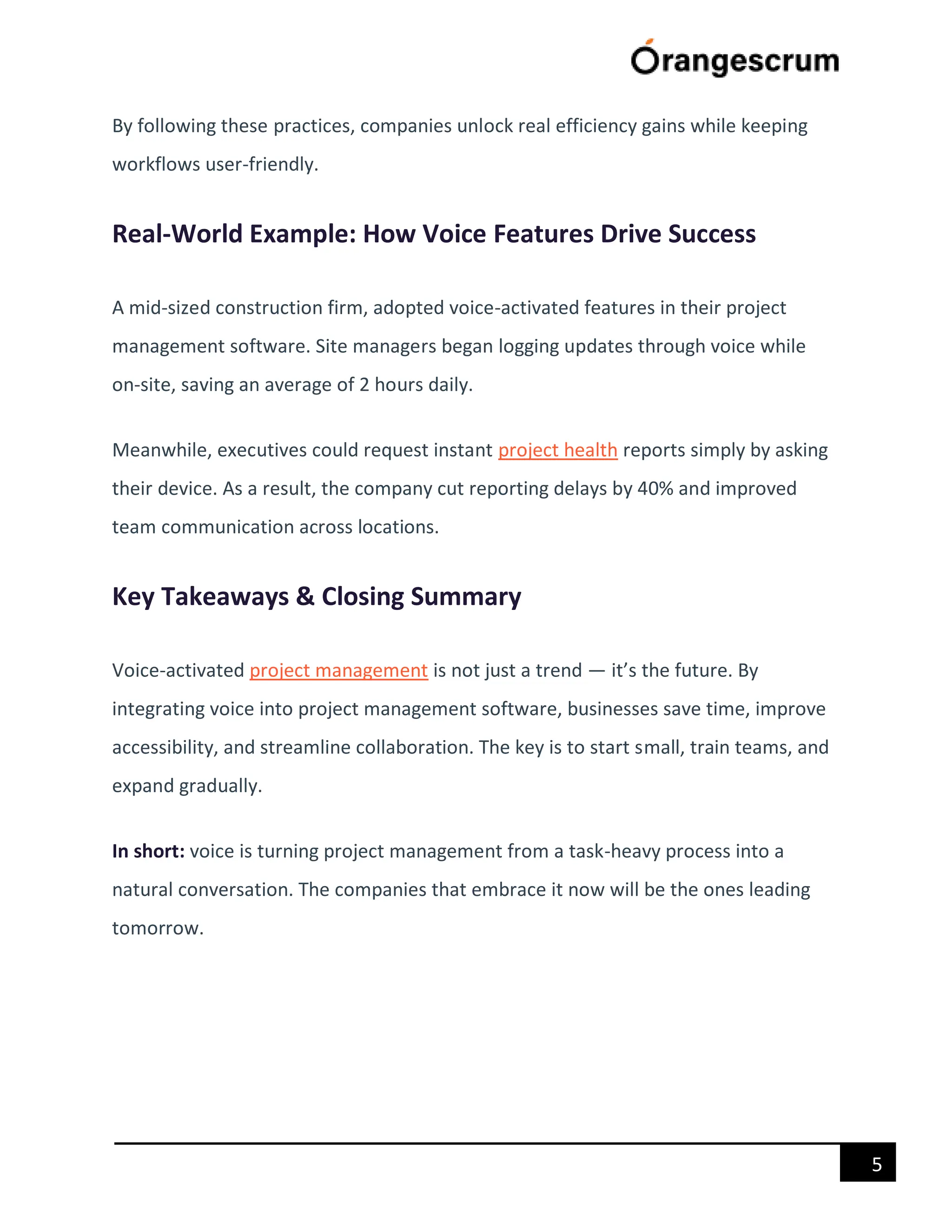 Voice-Activated Project Management: The Next Frontier in PMS | PDF