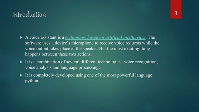 VOICE-ASSISTANT-IN-PYTHON-pptx.pptx | Computer Software and ...