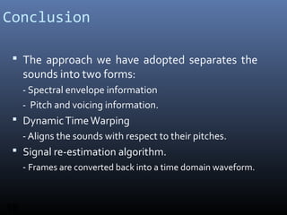 Voice morphing- | PPT