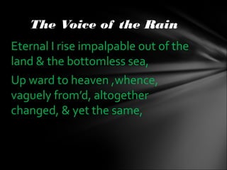 Voice of-rain | PPT