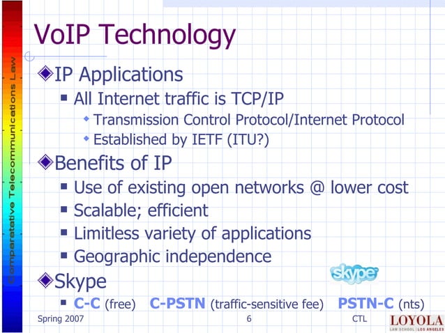 Voice over Internet Protocol | PPT