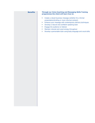 Voice & accent | DOC