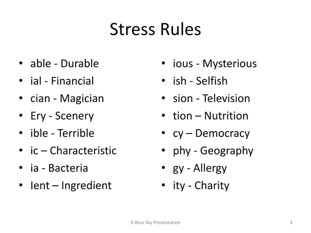 Voice & accent training program part 3 | PPT