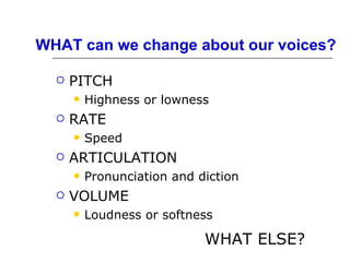 Voice acting | PPT