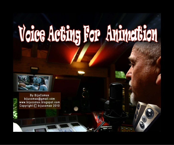 Voice Acting For Animation