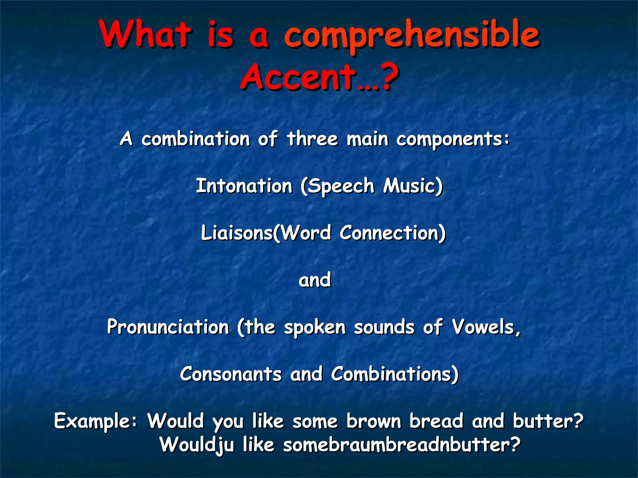Voice and accent | PPT
