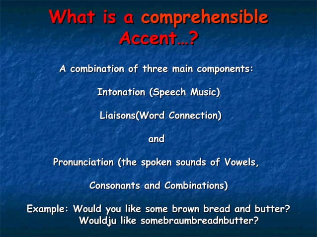 Voice and accent | PPT | Hobbies & Interests