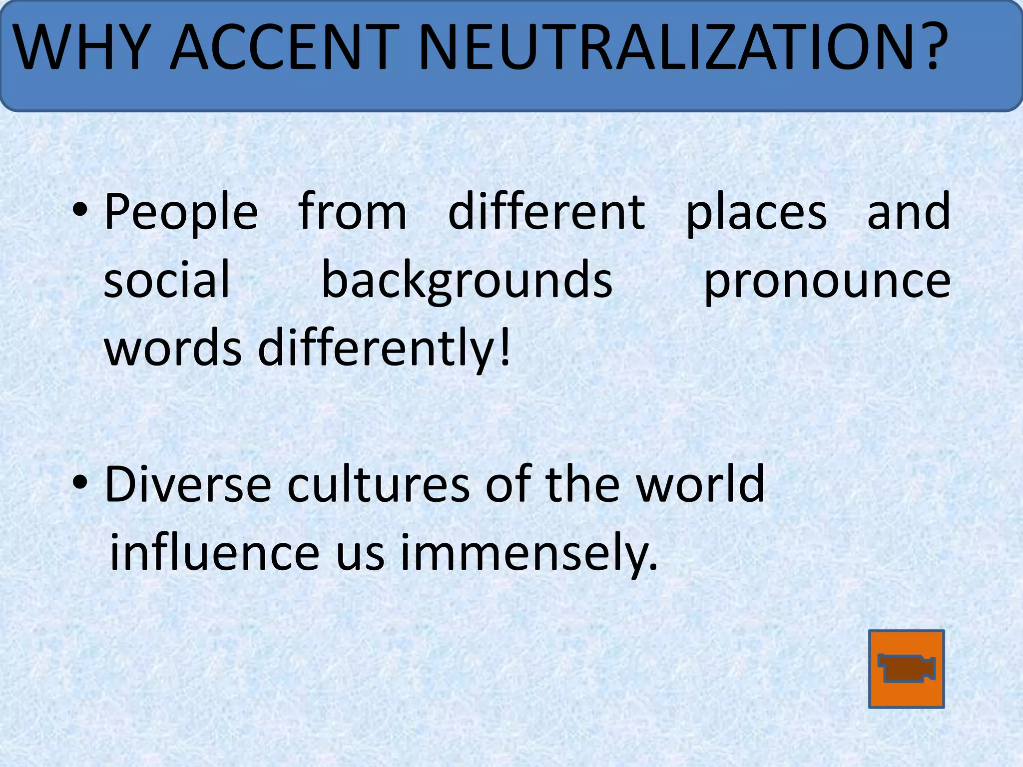 Voice and accent | PPTX