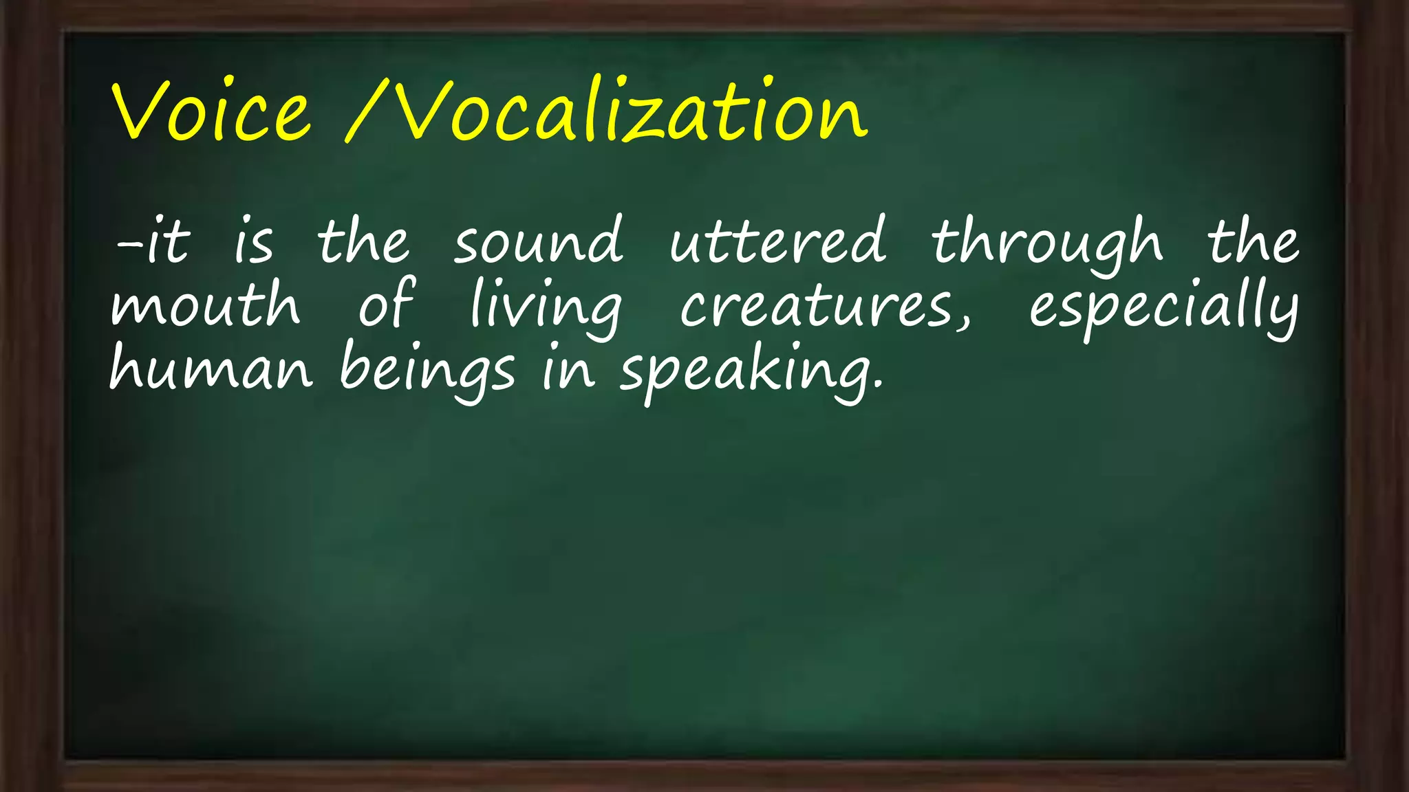 Voice and intonation | PPTX