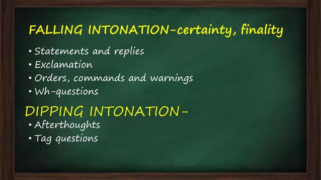 Voice and intonation | PPTX