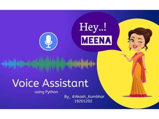 Voice assistant ppt | PPTX