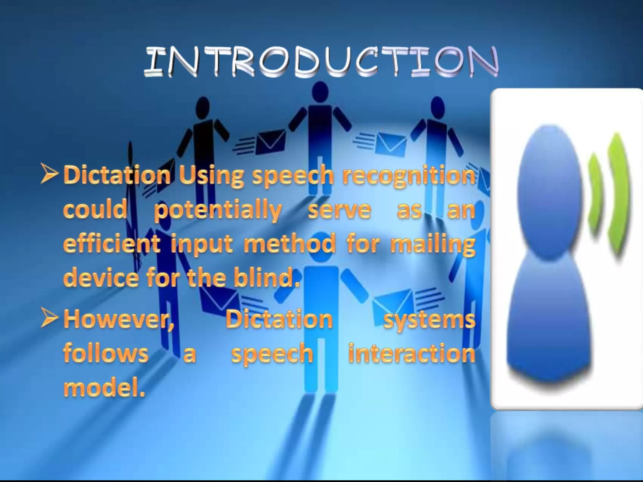 Voice based email system | PPTX