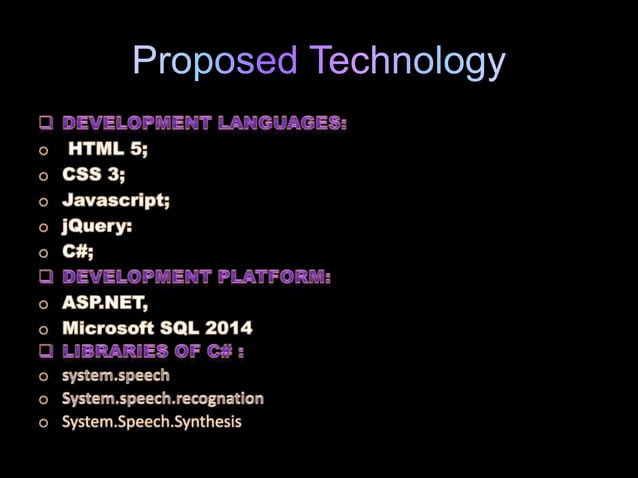 Voice based email system | PPTX | Email | Internet