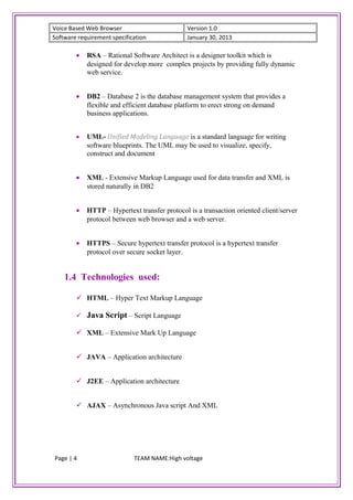 Voice based web browser | DOC