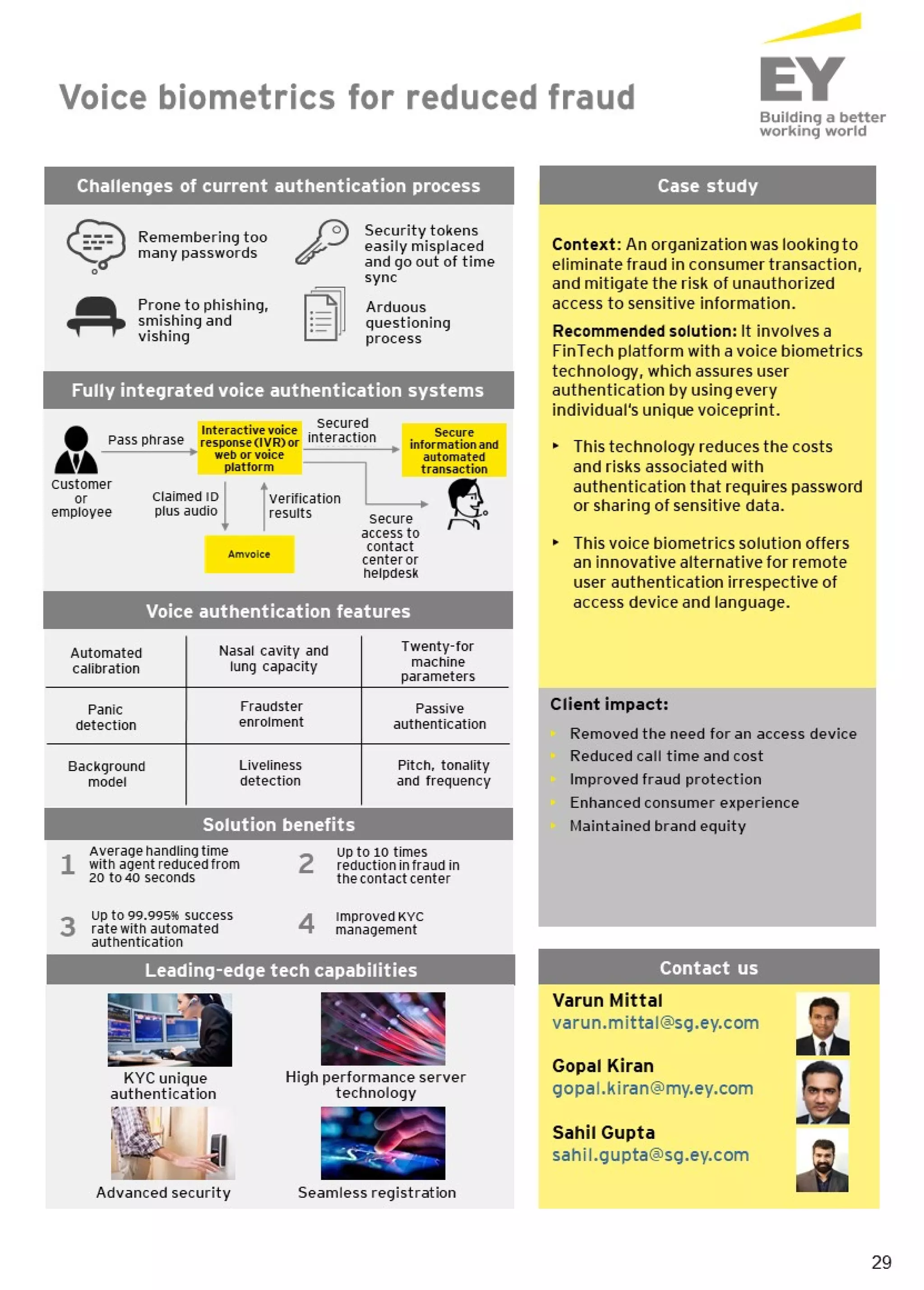 Voice Biometrics for Reduced Fraud | PDF