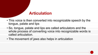 Voice; breathing & intonation | PPTX