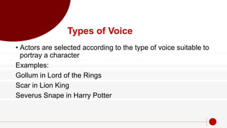 Voice; breathing & intonation | PPTX