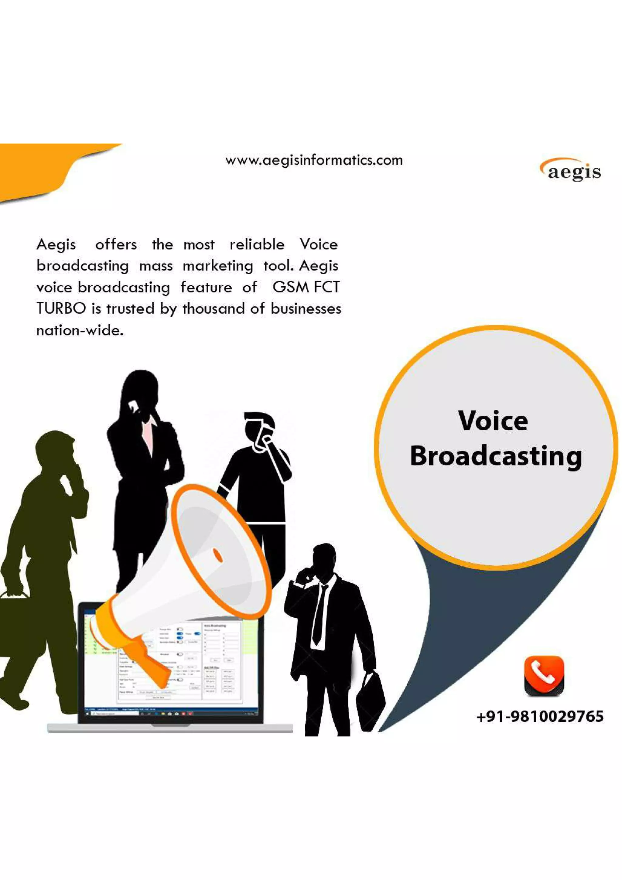 Voice Broadcasting Mass Communication Tool | PDF