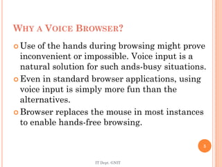 Voice browser | PDF