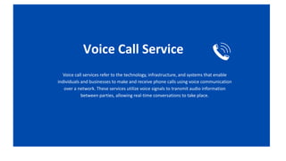 Automated Voice call service | PPT