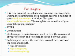 Voice change | PPT