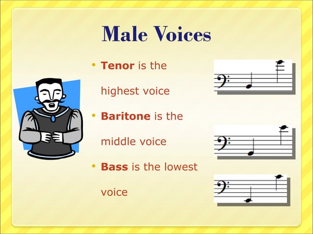 Voice Classification And Vocal Ensembles | PPT