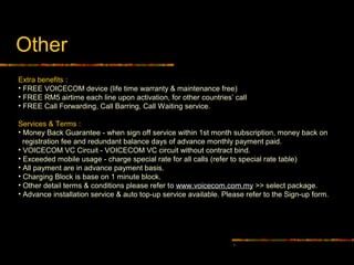 VOICECOM IP TELECOM | PPT