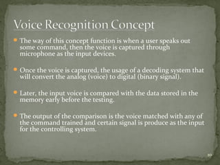 Voice Control Home Automation | PPT