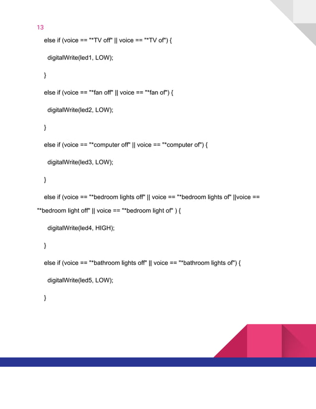 Voice Control Home Automation | PDF