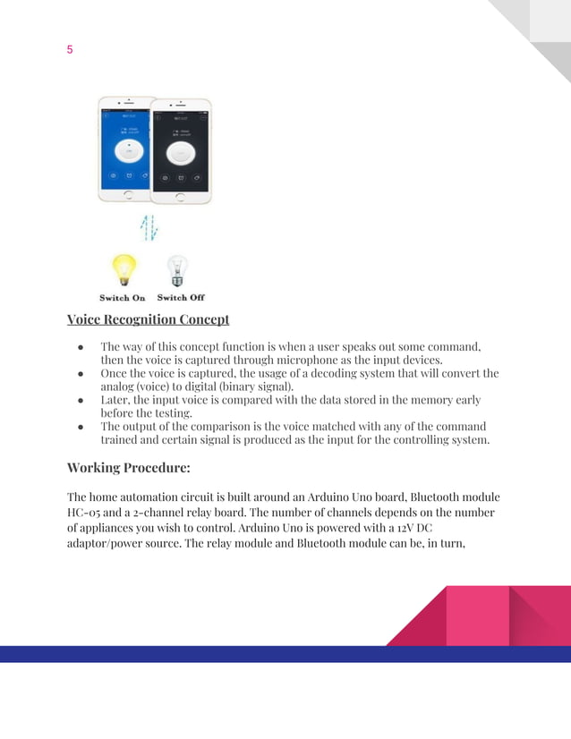 Voice Control Home Automation | PDF