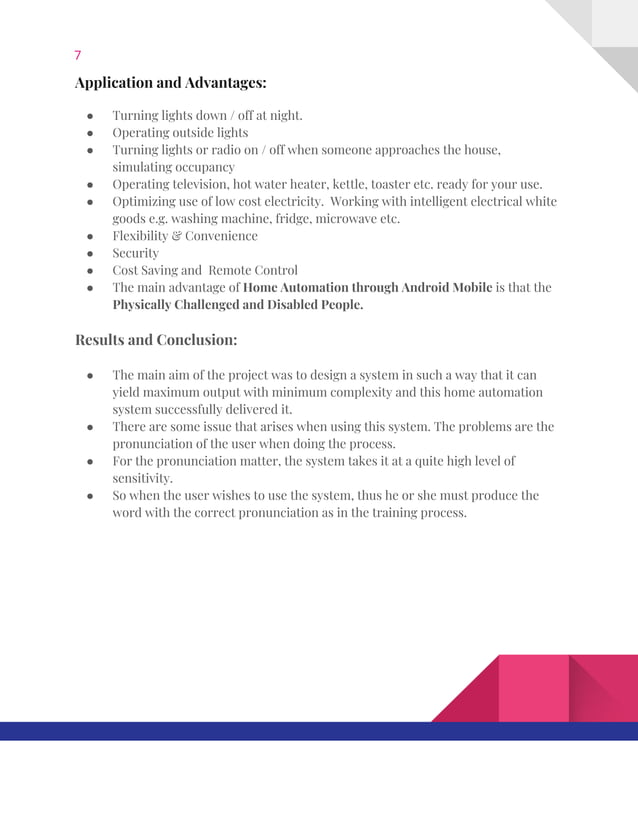 Voice Control Home Automation | PDF