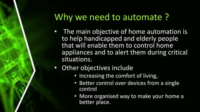 Voice controlled home automation.pptx | Home Appliances | Home & Garden