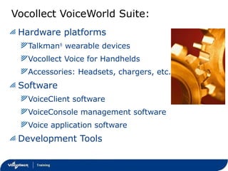 Vocollect Voice Fundamentals | PPT