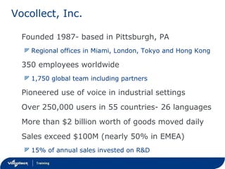 Vocollect Voice Fundamentals | PPT