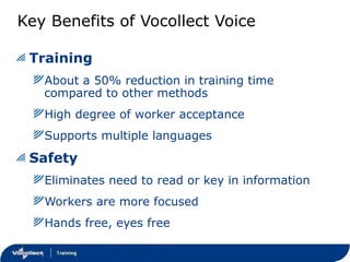 Vocollect Voice Fundamentals | PPT